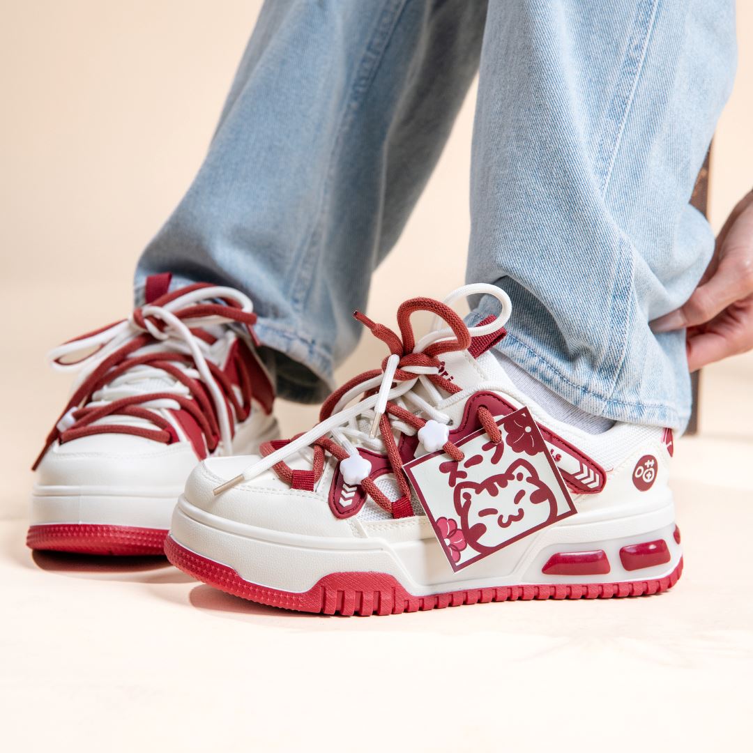 Kawaii Neko Chunky Casual Sneakers - Unisex - Bobo's House